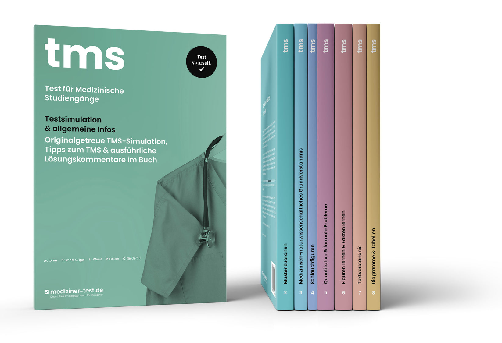 TMS-Buchreihe von mediziner-test.de